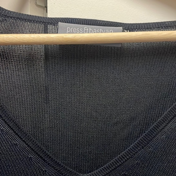 press and Bastyan | Dresses | Beautiful Slinky Press And Bastyan Black ...